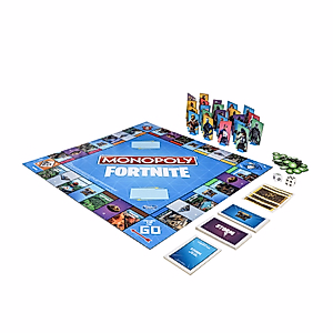 Monopoly: Fortnite Edition Board Game Inspired by Fortnite Video Game Ages 13 and Up