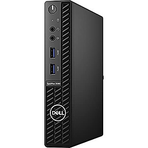 Dell OptiPlex 3000 3080 Desktop Computer - Intel Core i5 10th Gen i5-10500T Hexa-core (6 Core) 2.30 GHz - 8 GB RAM DDR4 SDRAM - 256 GB NVMe M.2 PCI Express M.2 SSD - Micro PC - Black