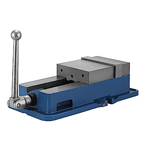 Happybuy 6 Inch ACCU Lock Down Vise Precision Milling Vice 6 Inch Jaw Width Drill Press Vise Milling Drilling Machine Bench Clamp Clamping Vice (6'')