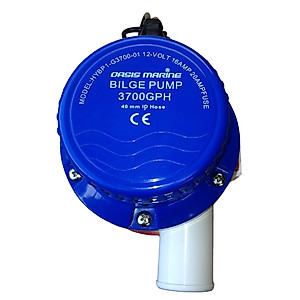OASIS MARINE 3700 GPH 12v Boat Marine Plumbing Submersible Electric Bilge Pumps (3700gph 12v) Salt Water Pump With Float Switch