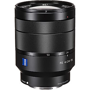 Sony a7 III Mirrorless Digital Camera with 24-70mm f/4 Lens Video Bundle + LED Video Light + Microphone + Extreme Speed 64GB Memory(20pc Bundle)