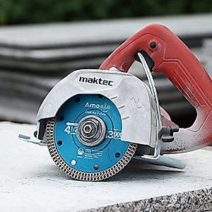 amoolo 4-1/2" Diamond Saw Blade, X-Teeth Diamond Blade for Porcelain, Tile, Brick, Granite and Concrete (4.5"-3pcs)