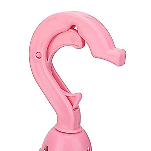 Clip and Drip Hanger, Multi-Function Clip and Drip Drying Rack, Household Tools Clothes Drying Racks for Socks for Underwear(Pink)