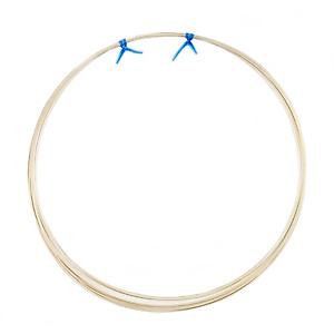 19 Gauge 14K Solid Yellow Gold Wire Half Hard Round 1 Foot by CRAFT WIRE