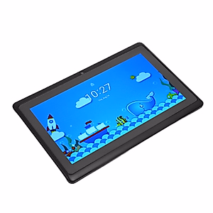 MAVIS LAVEN 7 Inch Kids Tablet, 3000mAh Battery Dual Camera WiFi 32GB ROM Cute Kids Tablet Quad Core for Android 10.0 for Boys (US Plug)