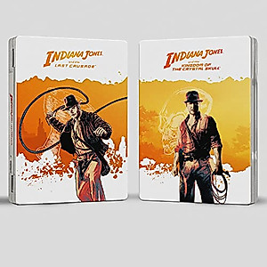 Indiana Jones 4-Movie Collection Limited Edition Steelbook [4K UHD + Digital Copy]