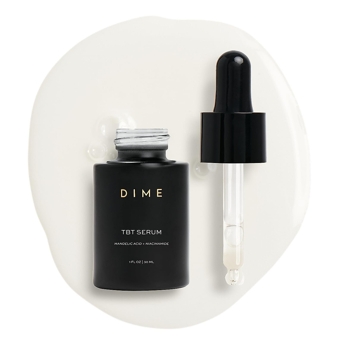 DIME Beauty TBT Serum - Anti-Aging Face Serum With Niacinamide and Mandelic Acid, Hydrating for Youthful Skin, 1 oz (30 mL)