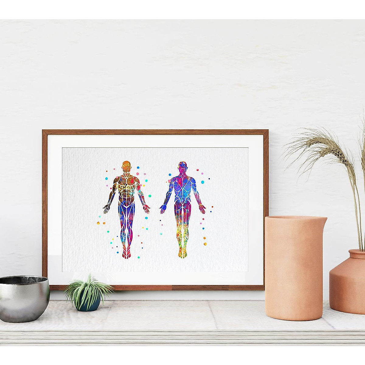 Dignovel Studios 8X10 Unframed Muscular System Human Body Anatomy Watercolor Art Print Poster Housewarming Wall Giclee Office Home Decor DN532
