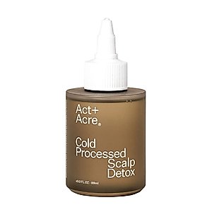ACT+ ACRE Cold Processed Scalp Detox Oil - Sulfate-Free Care for Flaky, Dry and Itchy Scalp - Promotes Thicker, Fuller-Looking Hair