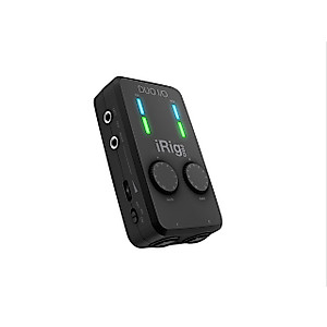 IK Multimedia iRig Pro Duo I/O USB audio interface, TRS balanced & headphones outputs, audio mixer to 24-bit, midi interface for music studio, recording, podcasting, streaming & social apps