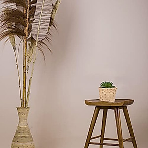 Zerodeko Mini Easter Basket 10PCS Miniature Artifical Wood Woven Baskets, Mini Woven Baskets Without Handles for Home Office Table Party Favors Crafts Decoration Mini Woven Basket Without Handles