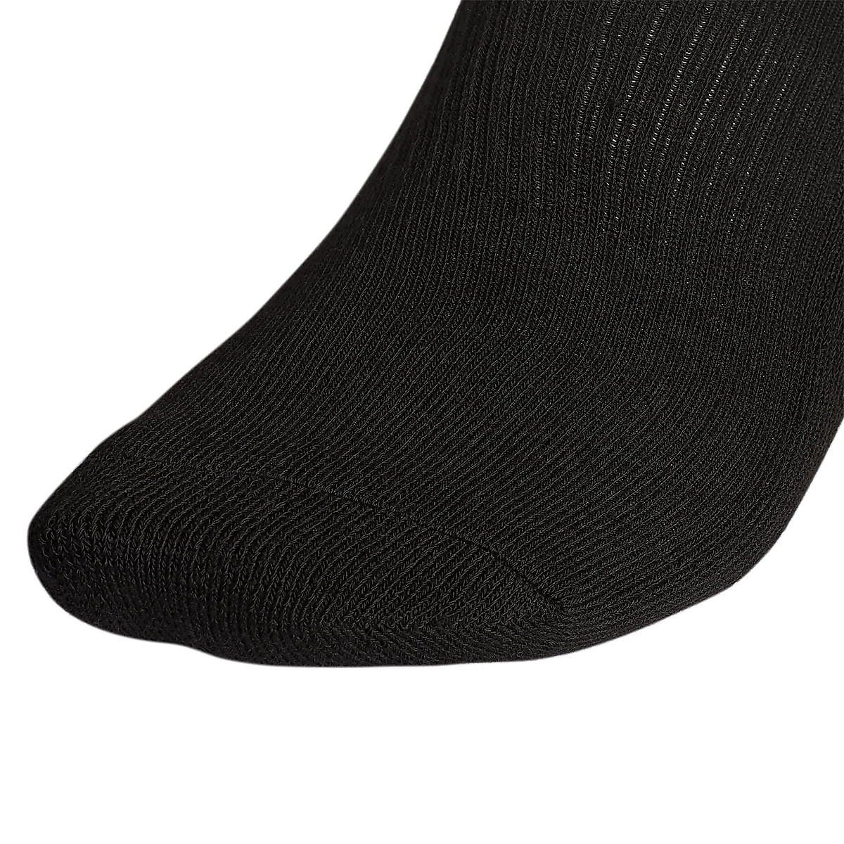 adidas mens Athletic Cushioned (6-pair) Low Cut Sock, Black/Aluminum 2, X-Large US