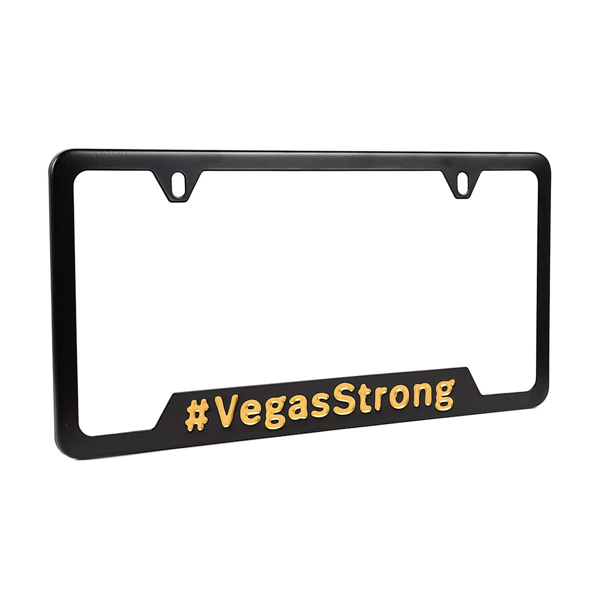 Vegas Strong License Plate Frame - Las Vegas License Plate Protector - Vegas Golden Knights Colors