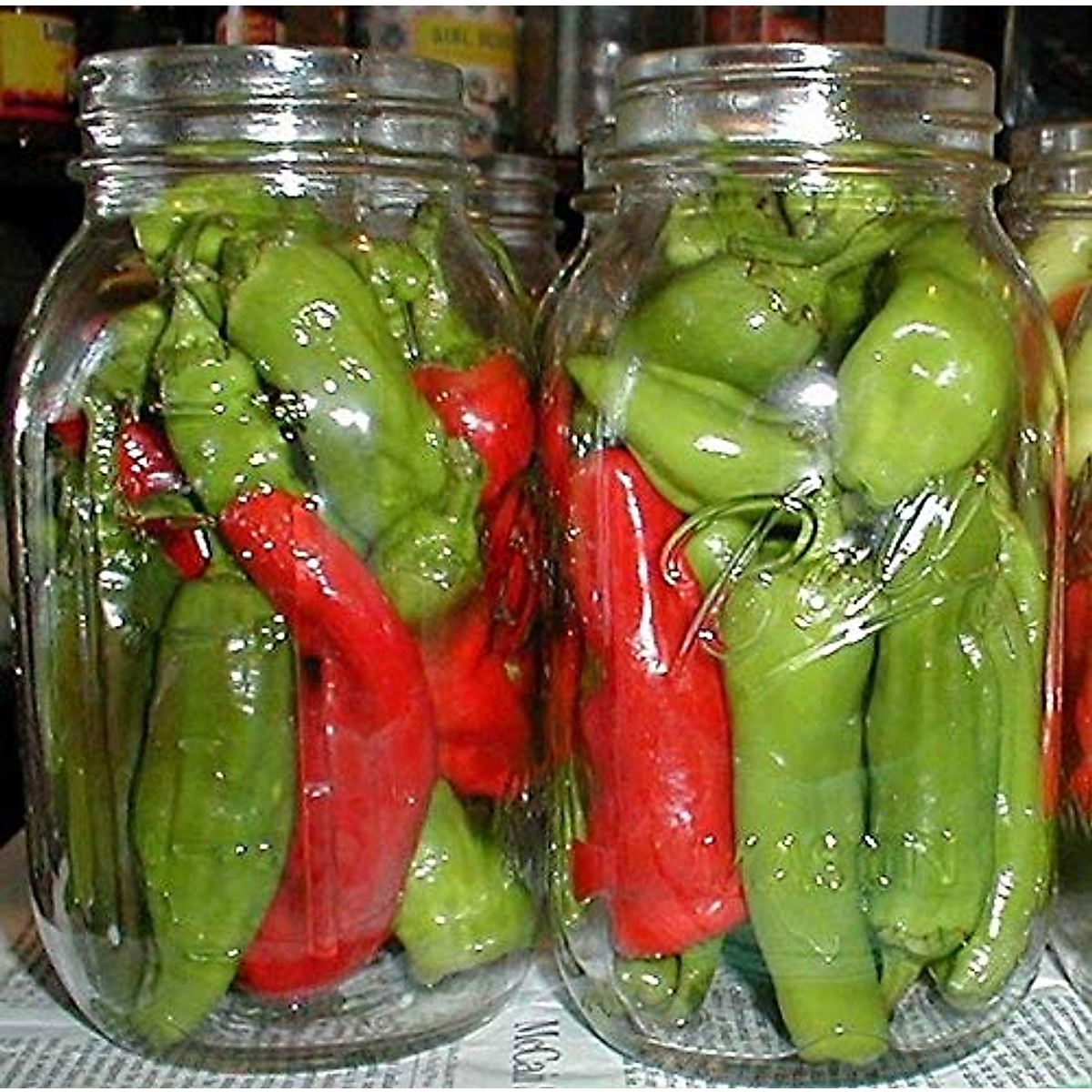Golden Greek Pepperoncini Hot Pepper Seeds - A Perfect Addition to Greek Salads.(25 - Seeds)