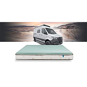 Custom 3 LB Memory Foam Mattress Topper for RVs, Boats, Trucks, & Sofa Beds (72x80 RV King)