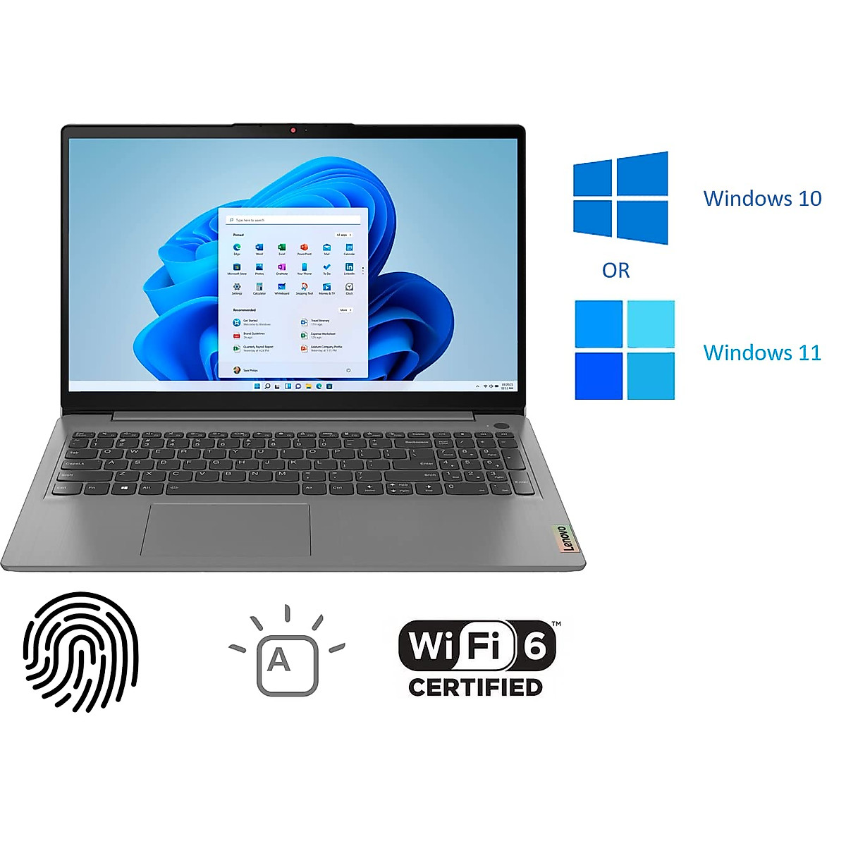 Lenovo 2022 IdeaPad 3 15.6" Full HD 1080P Touchscreen Laptop, 11th Gen Intel Quad-Core i5-1135G7 Up to 4.2GHz (Beats i7-1065G7), 12GB DDR4 RAM, 512GB PCIe SSD, Backlit Keyboard, WiFi 6, HDMI, Windows