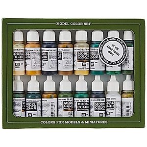 Vallejo WWII Allied Forces Paint Set #9, 17ml