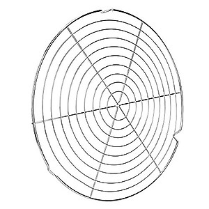 TOPINCN Grill Net BBQ Wire Mesh Rack Metal Round Shape Barbecue Grilled Grid Rack Steaming Cooling Outdoor Garden Camping Picnic Tool