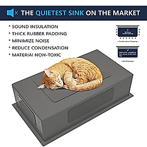 kitchen Sinks 32x18 inch Undermount kitchen sink stainless steel sink 16 Gauge Single Bowl kitchen sinks Set (5 Item Bundle: Sink, Bottom Grid, Drain Assembly, Drain Cap, Kitchen Towel)