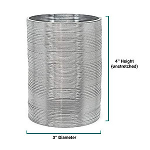 Wave Form Helix, 4" Closed Length x 3" Diameter - A Scientist's Version of The Classic Toy - Eisco Labs