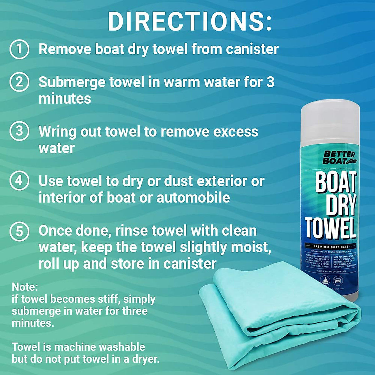 Super Absorbent Towels Drying Chamois Cloth Synthetic Smooth Boat Cooling Towel Shammy Towel for Car Drying Towel Marine Grade Car Towel Cleaning Supplies Wash Chamois Towel Dry PVA Dry