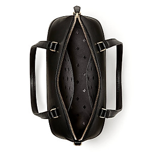 Kate Spade Saffiano Leather Medium Dome Satchel (Black)