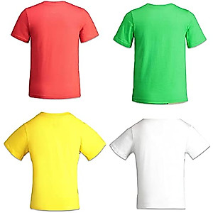 Disney Pixar Toy Story Buzz Lightyear Woody Rex Slinky Dog Big Boys 4 Pack T-Shirts Multi 18