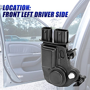 Door Lock Actuator Front Driver Side Replacement for 2003-2007 Honda Accord Civic CR-V Element Odyssey Pilot, 2002-2006 Acura RSX, 72155-S5P-A11,72155S5PA11