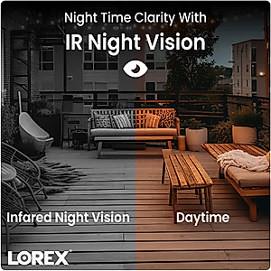 Lorex 1080p Analog Wired Security Camera – Outdoor & Indoor Add on Camera Wired Surveillance System for Home & Business – Long Range Night Vision, HD Recording