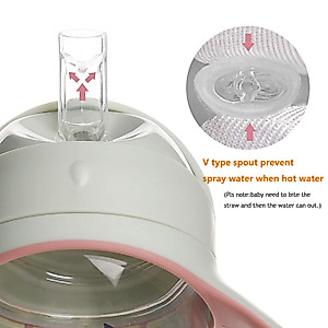 Bebamour Click Lock Weighted Baby Sippy Cups with Removable Handles No Spill Toddler Sippy Cups Transition Cups with Bottle Brush,Straw Cleaner Set(210 ML, PPSU,Purple)