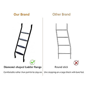 GRAYELL Metal Bunk Beds Twin Over Full Bunk Bed for Kids Teens Adults,Heavy Duty,CPC Certified,with Comfortable Rungs,No Box Spring Needed,Easy to Assemble,Black