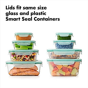 OXO Good Grips 4-Piece Smart Seal Leakproof Mini Glass Container Set