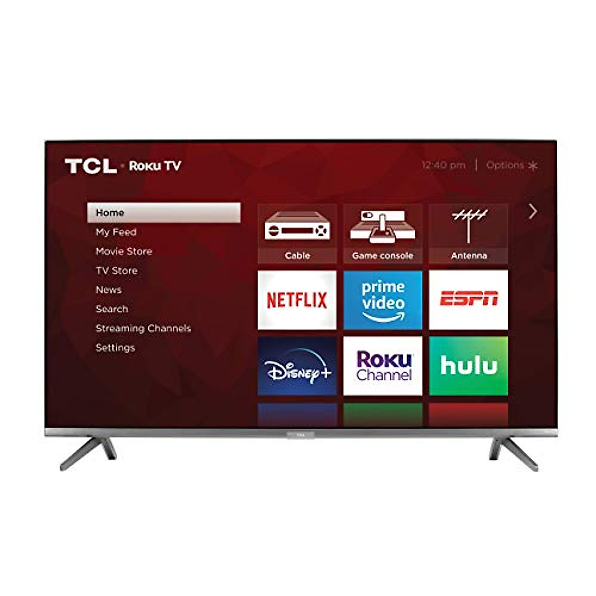 TCL 55-inch 6-Series 4K UHD Dolby Vision HDR QLED Roku Smart TV - 55R635, 2021 Model , Black
