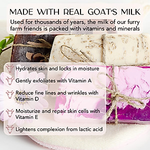 bMAKER All-Natural Goats Milk Soap Base Melt and Pour (2lb Blocks) - Moisturizing and Nourishing for Skin, Goat Milk Soap Base, Soap Making Supplies, Melt and Pour Soap Base for Soap Making