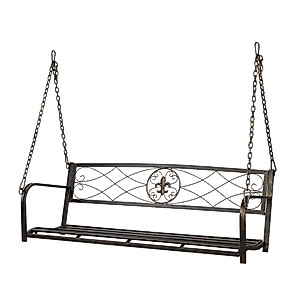 52 Patio Porch Hanging Swing Chair Garden Deck Bench Seat Outdoor Furniture