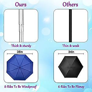 NOOFORMER Travel Mini Automatic Umbrella Auto Open/Close Small Compact Lightweight Portable Folding Windproof Rain Umbrellas for Women Men Kids