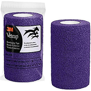 3M Vetrap Bandaging Tape 1404 Red [PRICE is per ROLL]