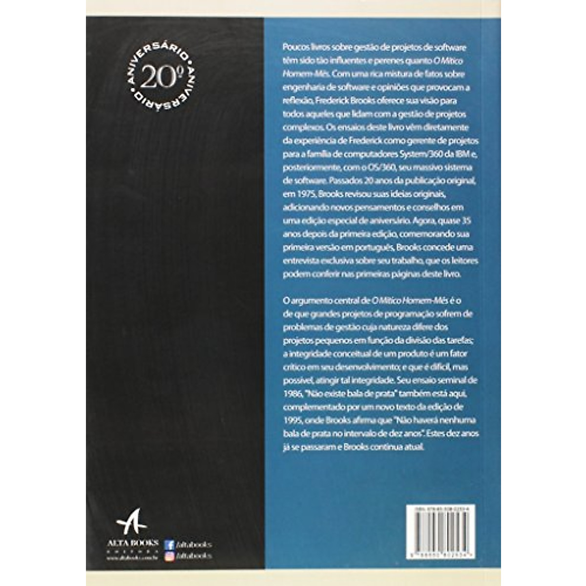 O Mítico Homem-Mês. Ensaios Sobre Engenharia de Software