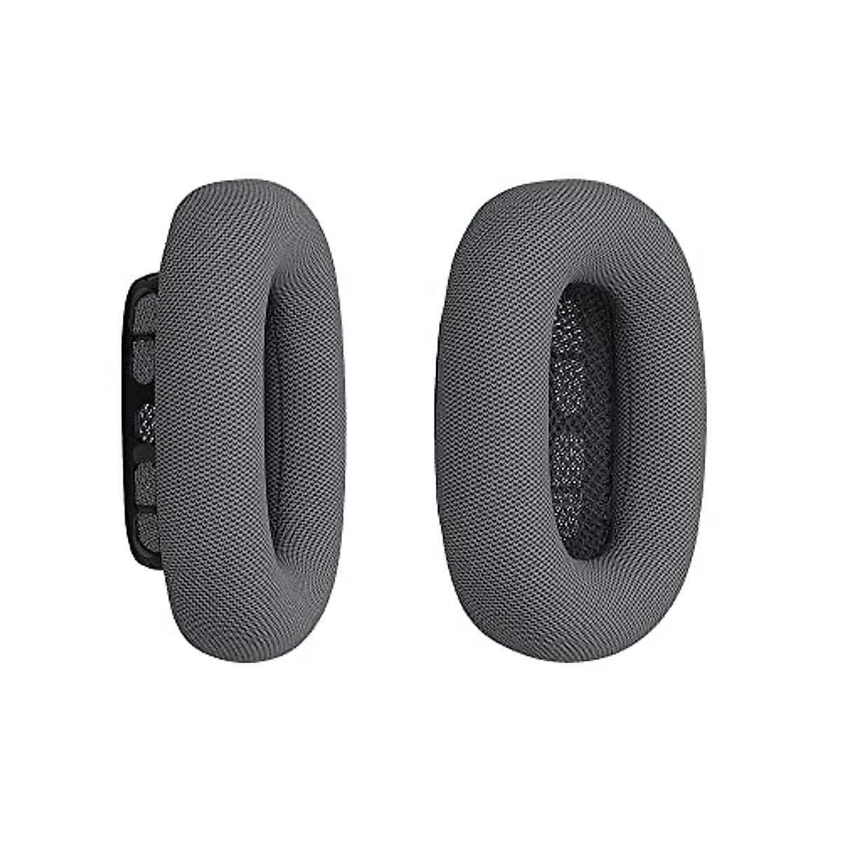 kwmobile Replacement Ear Pads Compatible with Apple AirPods Max - Earpads Set for Headphones - Dark Grey