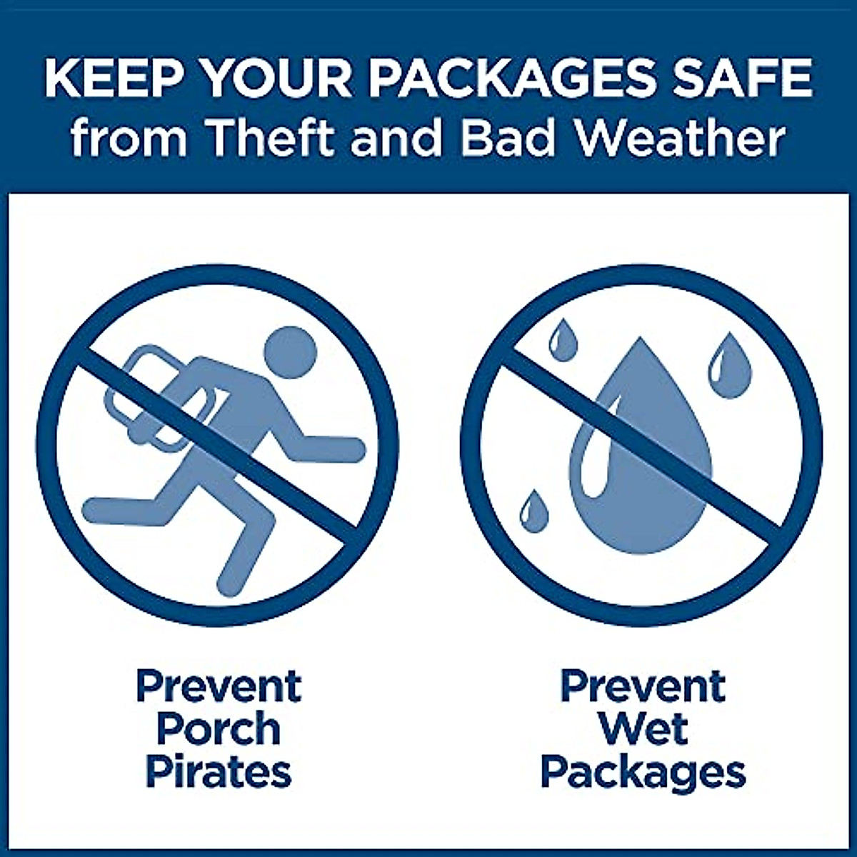 Cosco Outdoor LIving BoxGuard®, Large Lockable Package Delivery and Storage Box, 6.3 cubic feet, Tan