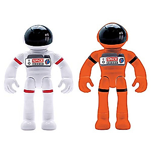 Astro Venture Space Shuttle Toy with 2 Astronauts, Mechanical Arm and Rover - Lights Up with Blast Off Sound Effects - Rover Compartments Open with The Push of a Button - Fun Space Toys for Kids