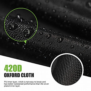 Folding Mattress Storage Bag Waterproof Fits up to Folding Mattress Heavy Duty Durable Trifold Memory Foam Mattress Carry Case Sofa Bed Mattress Organizer Bag Black (60"x27"x13")