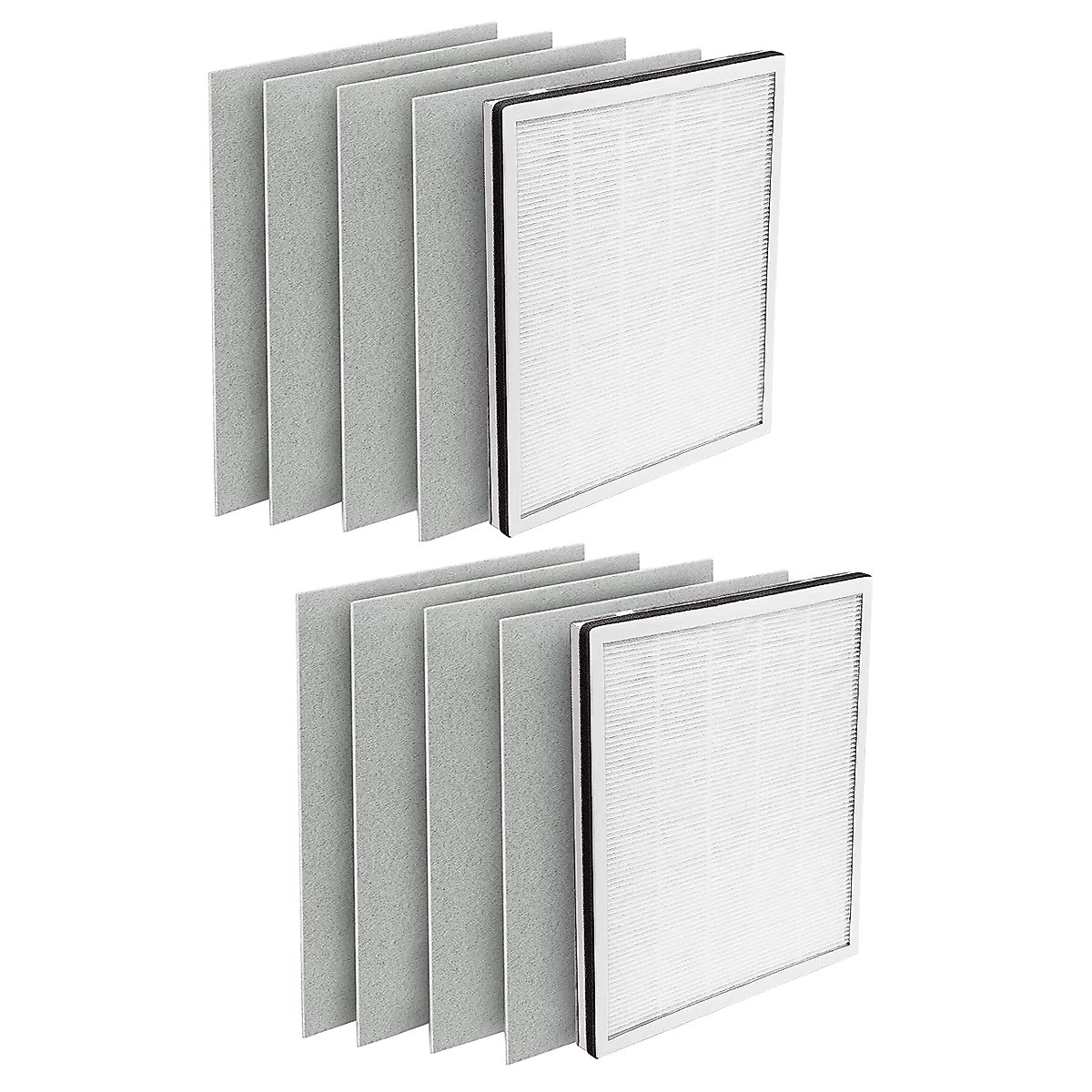 getalong 2 Pack Vital 100 True HEPA Replacement Filters Compatible for LEVOIT Vital 100,Vital 100-RF, Activated Carbon Filter