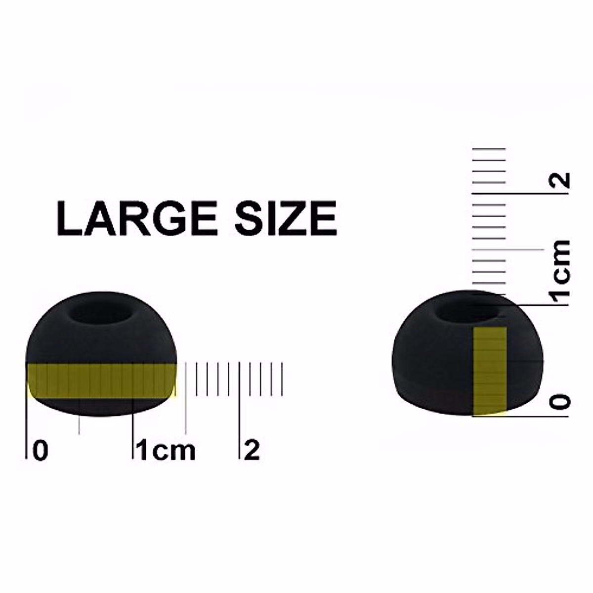 12pcs (ALL-B) 4S / 4M / 4L Replacement Adapters Earbuds Ear Tips Set Compatible with LG HBS-700 Tone, HBS-730 Tone +, HBS-750 Tone Pro, HBS-760 HBS-800 Tone Ultra, HBS-900 Tone Infinim Headsets