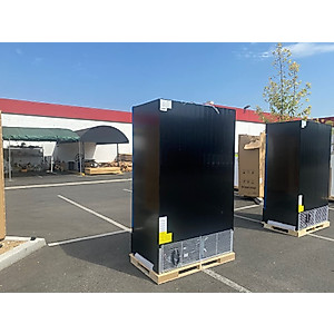 Commercial Refrigerator Glass 2-Door Swing Door Merchandiser Display Cooler Case Fridge NSF, Bottom-Mounted, 48 inches width, 30 cubic feet, 110V, Restaurant Kitchen Cafe SC-1076F