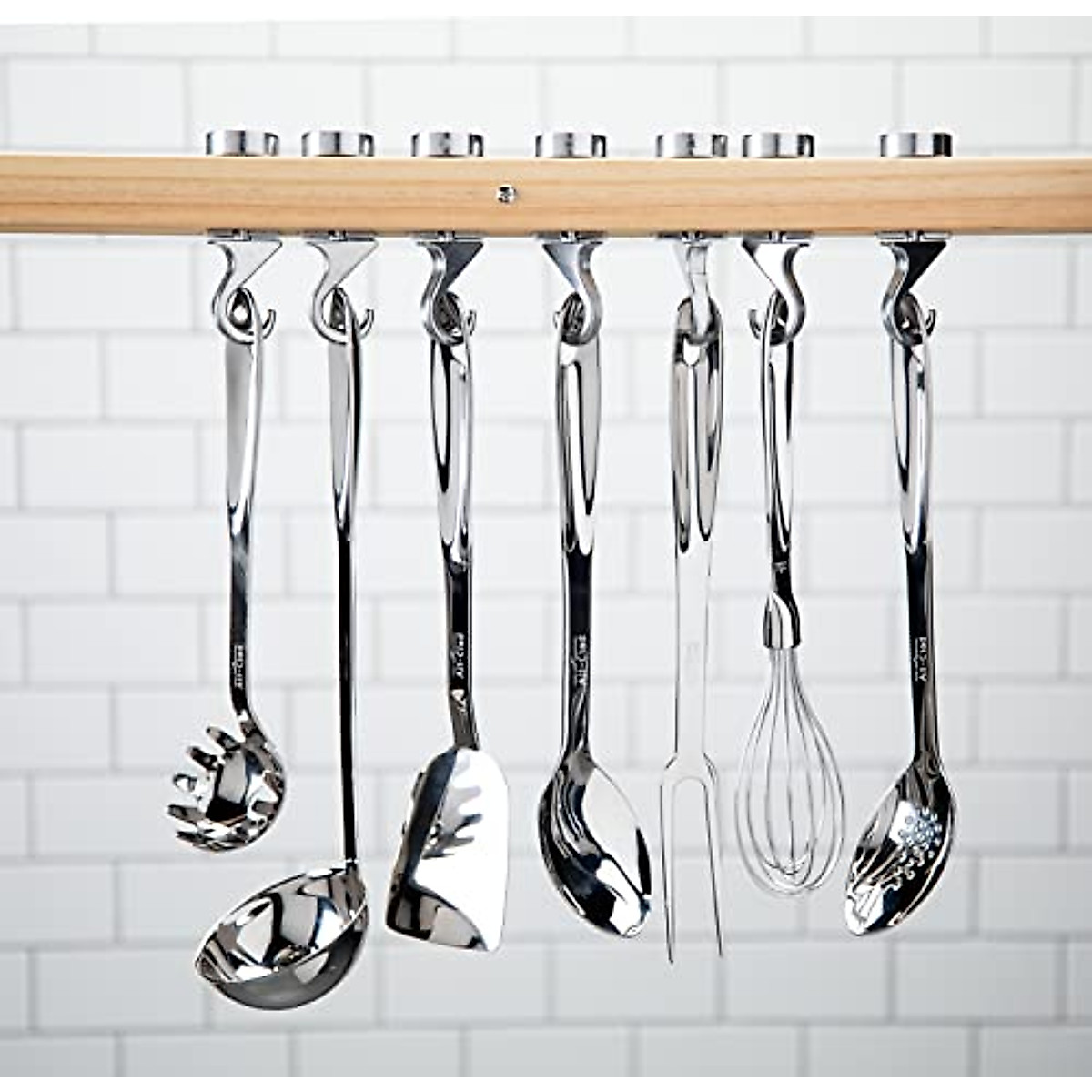 All-Clad T198 Stainless Steel Flexible Slotted Turner, Silver -