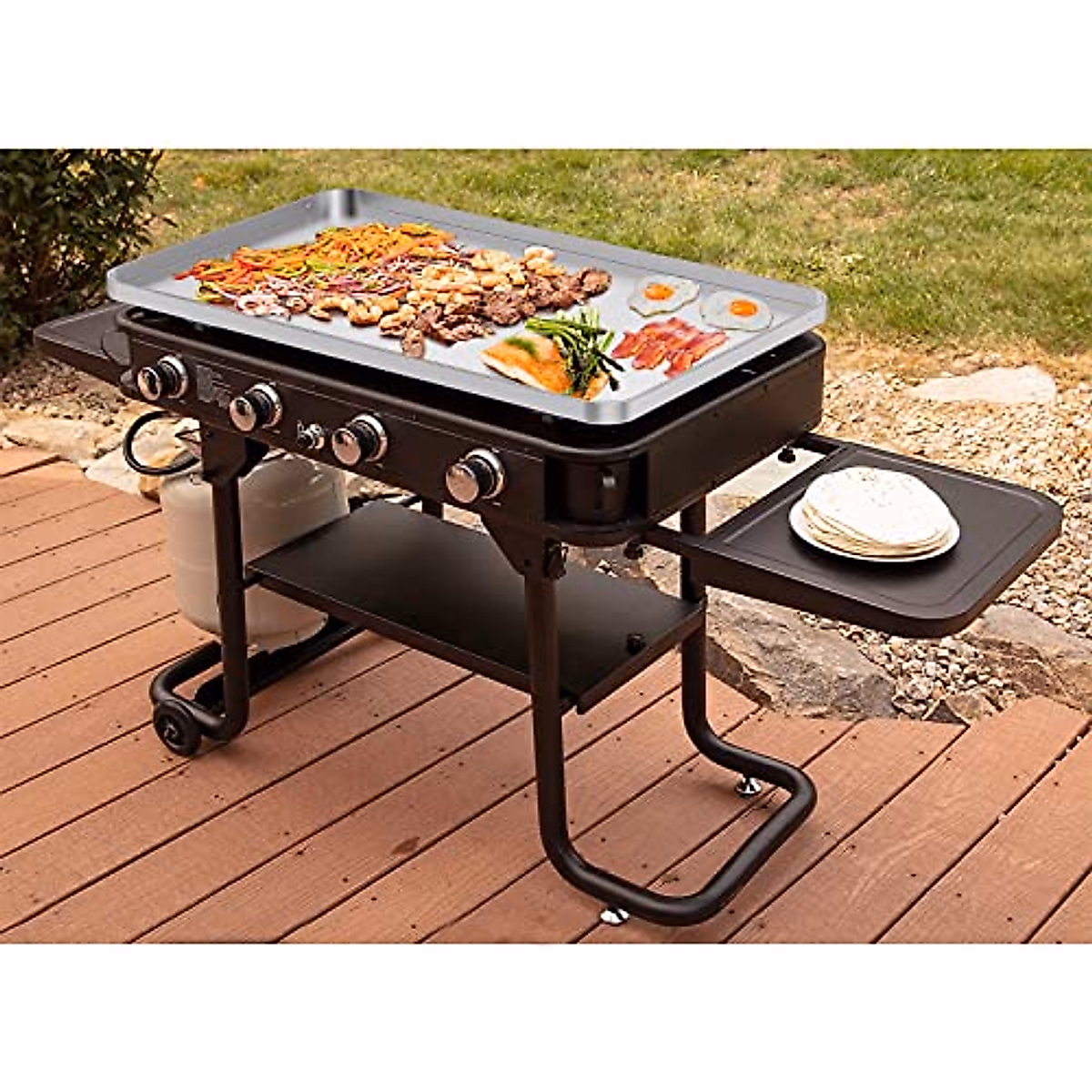 Stanbroil Stainless Steel Griddle Flat Top Gas Grill Griddle for Cuisinart CGG-0036 36" 4-Burner Propane Gas Griddle, Dual Grease Management System - 36-Inch