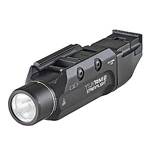 Streamlight 69450 TLR RM 2 Compact, Portable Rail-Mounted LED Tactical Lighting System with Tail Loc, Remote Switch, and 2 Lithium Batteries, Black