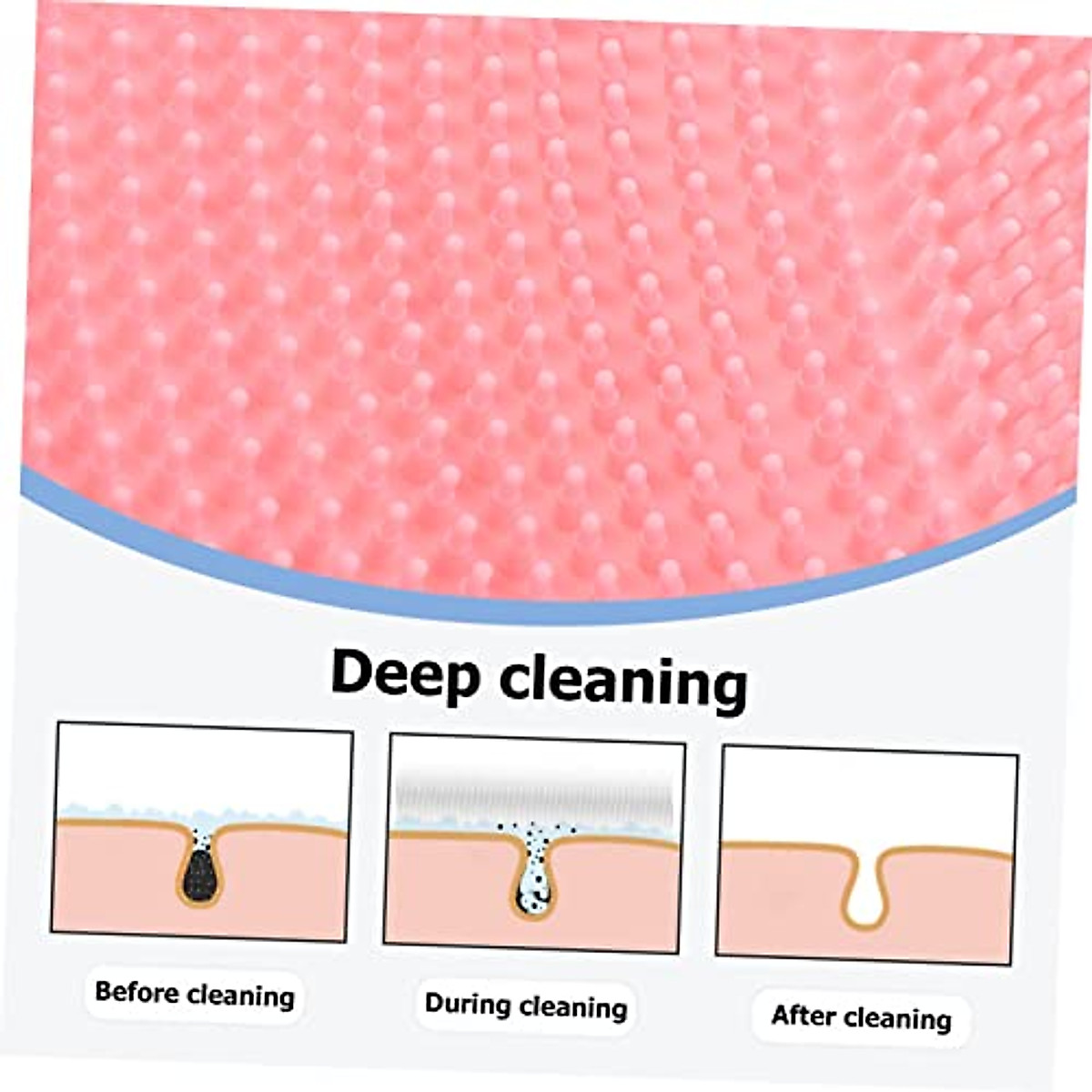 Alipis 3 Pcs Silicone Bath Towel Body Towel Bath Sponge Spa Towels Back Body Scrubber Cleaning Towels Body Scrub Sponge Silicone Exfoliating Brush Shower Towel Shower Brush Accessories