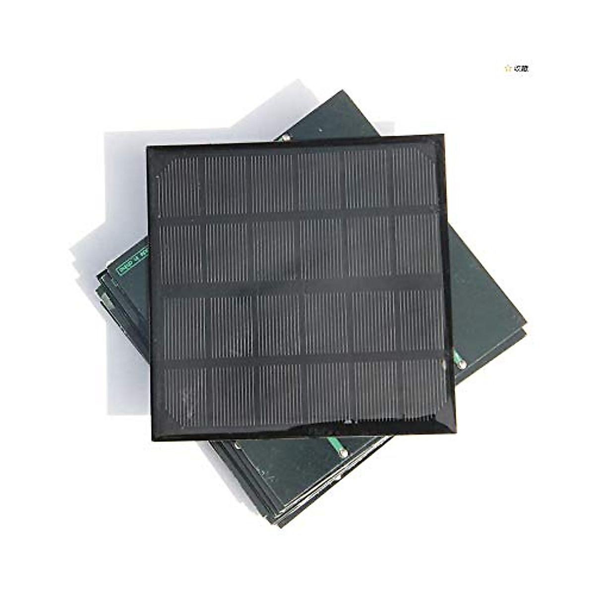 XINI INDUSTRIAL 5pcs 3w 6v 500ma 145x145mm Mini Monocrystalline Silicon Solar Panel Module DIY Polysilicon Solar Epoxy Cell Charger